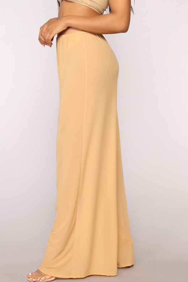 Lovely Chic Loose Apricot Pants Sale | LovelyWholesale